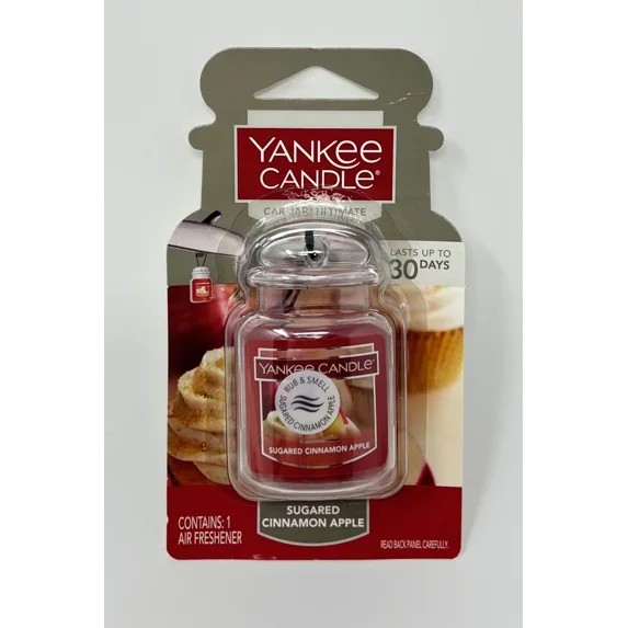 STARLIGHT- 1 Yankee Candle Sugared Cinnamon Apple Ultimate Car Jar Air ...