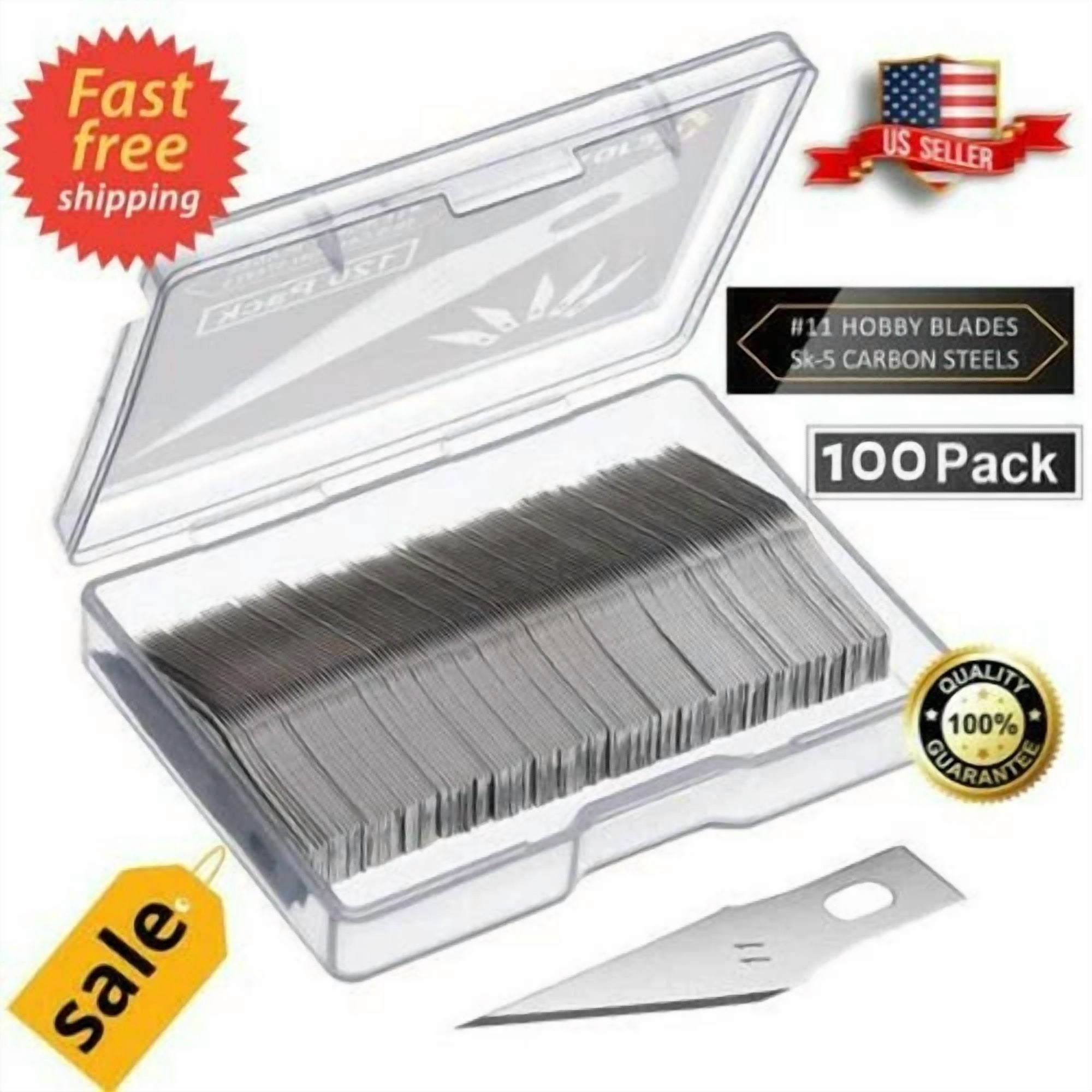 STARLIGHT- 100Pcs Blades #11 Exacto Knife For X-Acto Hobby Multi Tool ...