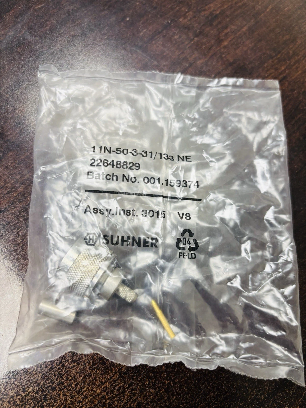 STARLIGHT- 11_N-50-3-31/133 Ne (Suhner) Coaxial Connectors N Straight ...