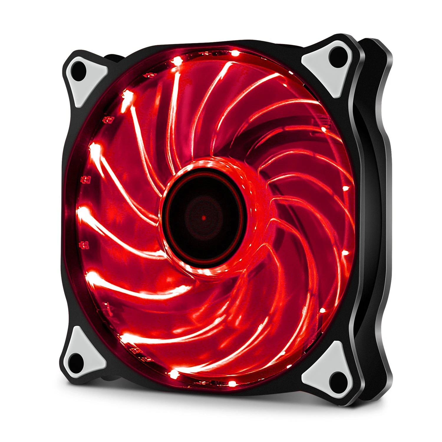 STARLIGHT- 120Mm Red Vetroo Led Gaming Computer Pc Case Cooling Fan Cpu ...