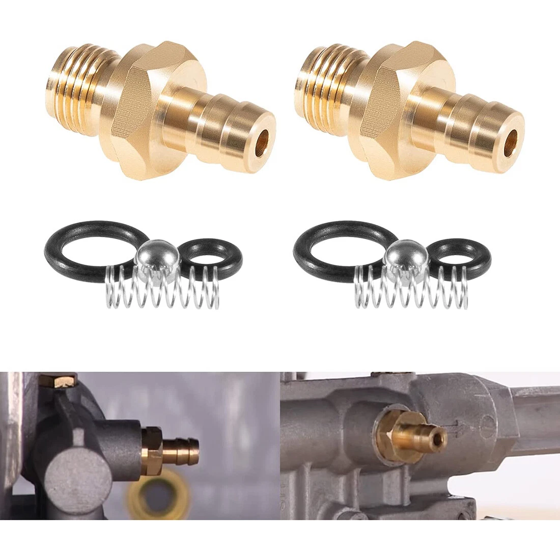 STARLIGHT- 190593Gs Pressure Washer Chemical Soap Injector Kit Fit ...