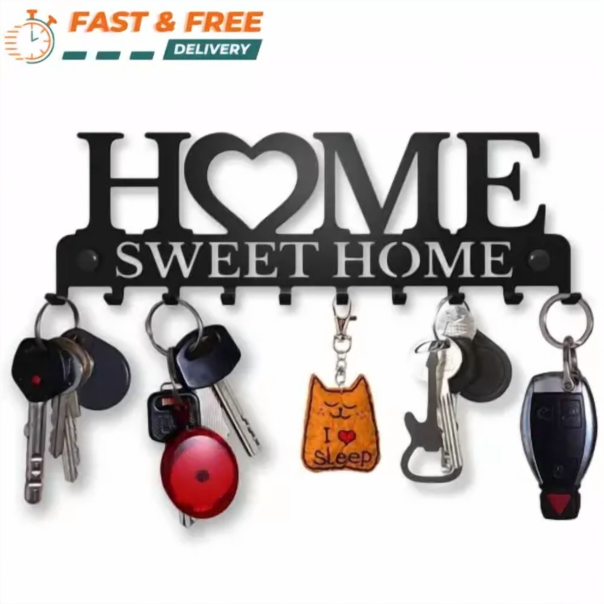 STARLIGHT- 1Pc Key Holder For Wall Mount Sweet Home Organizer ...