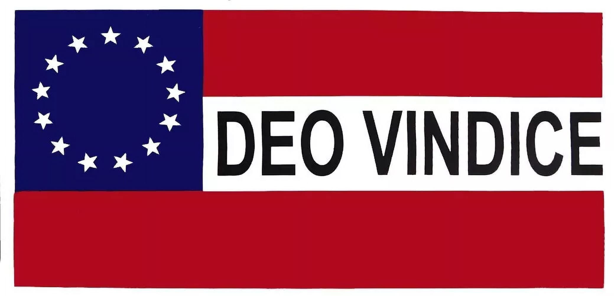 STARLIGHT- 1St National 13 Stars Deo Vindice Vinyl Decal Bumper Sticker ...
