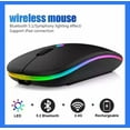 STARLIGHT- 2.4Ghz Bluetooth Wireless Optical Mouse Usb Rechargeable Rgb ...