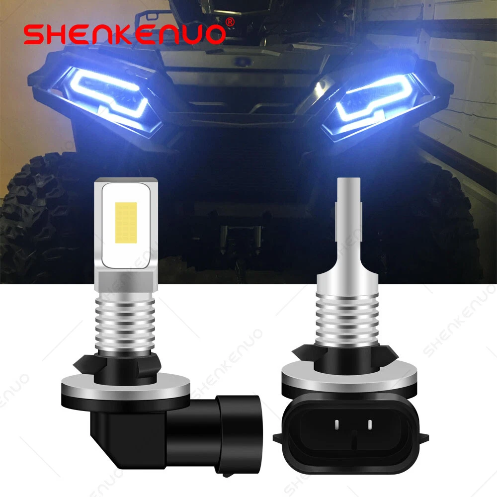 STARLIGHT- 2 8000K Bright Led Headlight Bulbs For New Holland Tractor ...