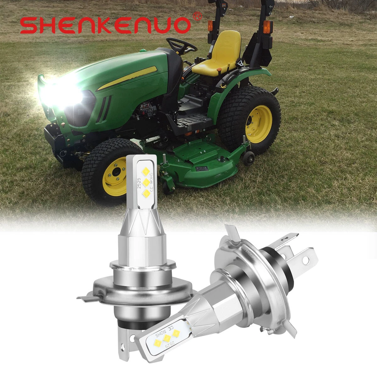 STARLIGHT- 2 Super Bright Led Light Bulbs For Deere 2025R 2026R 2520 ...