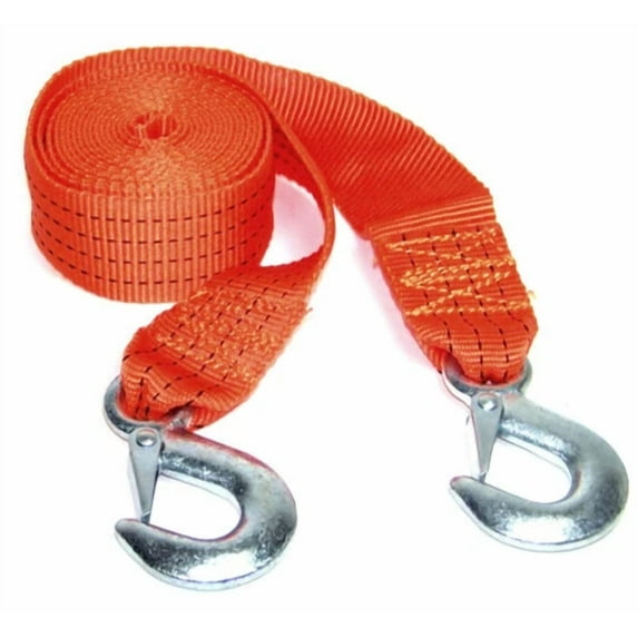 STARLIGHT- 2" X 12 Ft. Polyester Tow Rope Strap Rope 6,000Lb Heavy Duty ...