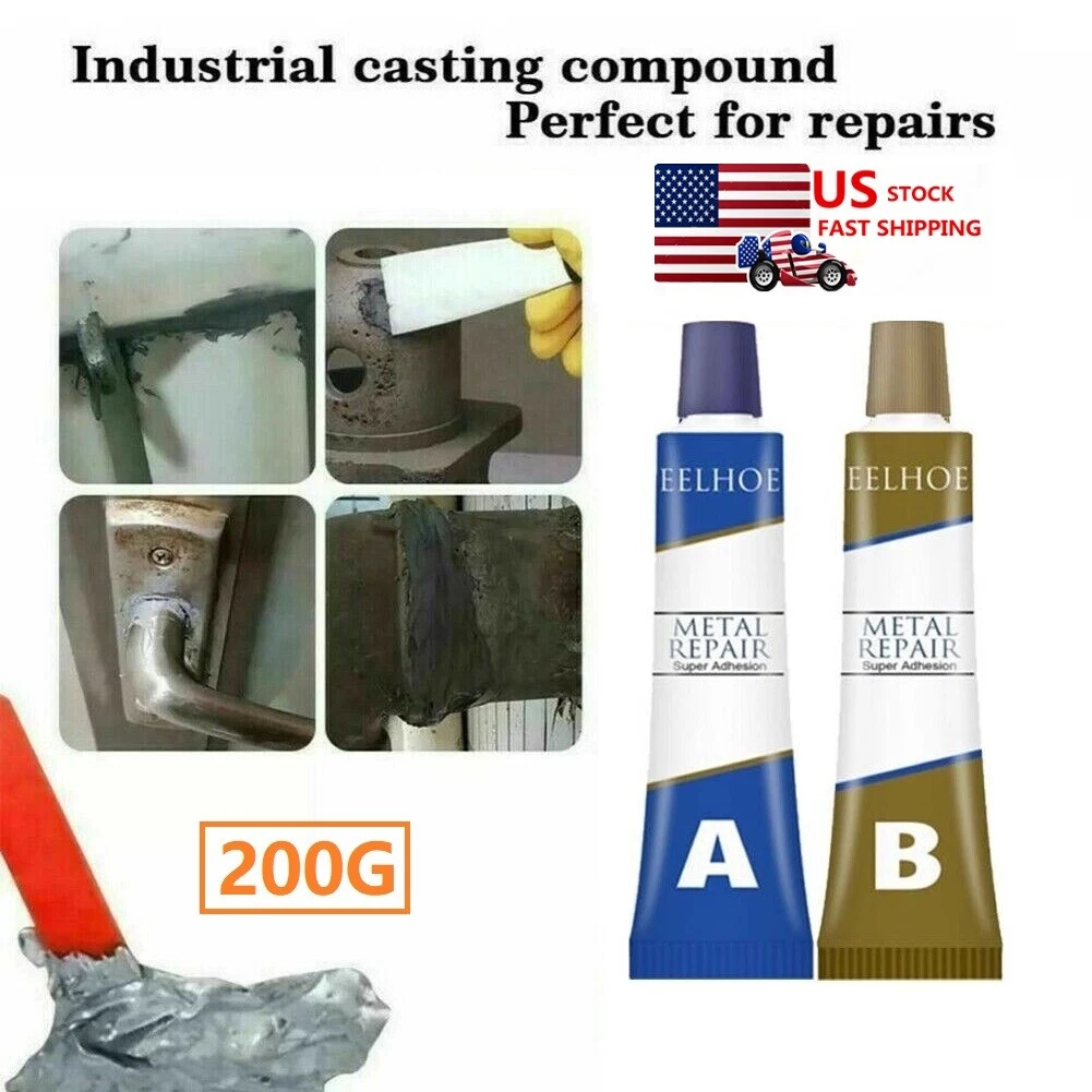 STARLIGHT- 200G Industrial Heat Resistance Cold Weld Metal Repair Paste ...