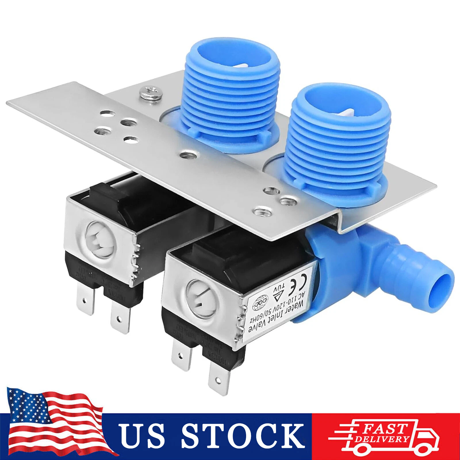 STARLIGHT- 285805 Water Inlet Valve Fits Whirlpool Kenmore Maytag Ge ...