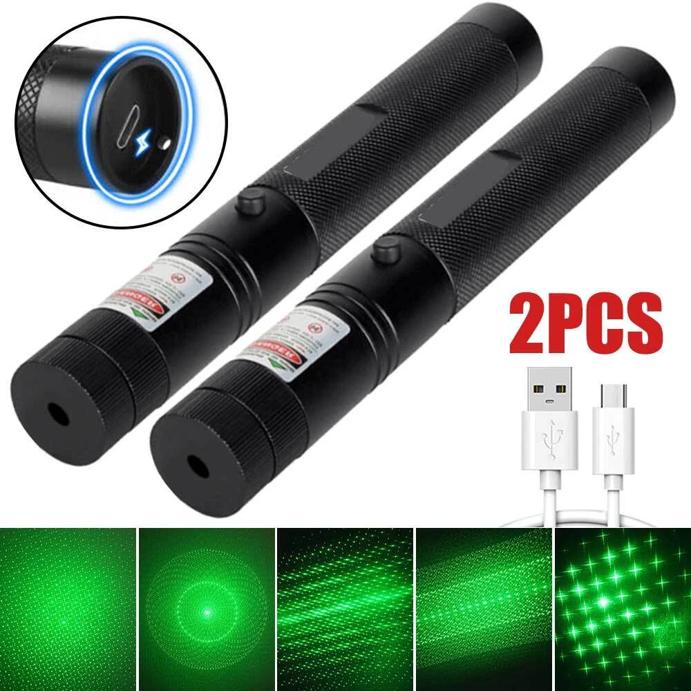 STARLIGHT- 2Pack Green Laser Pointer Pen Beam Light 1Mw 532Nm Professional Laser - Walmart.com