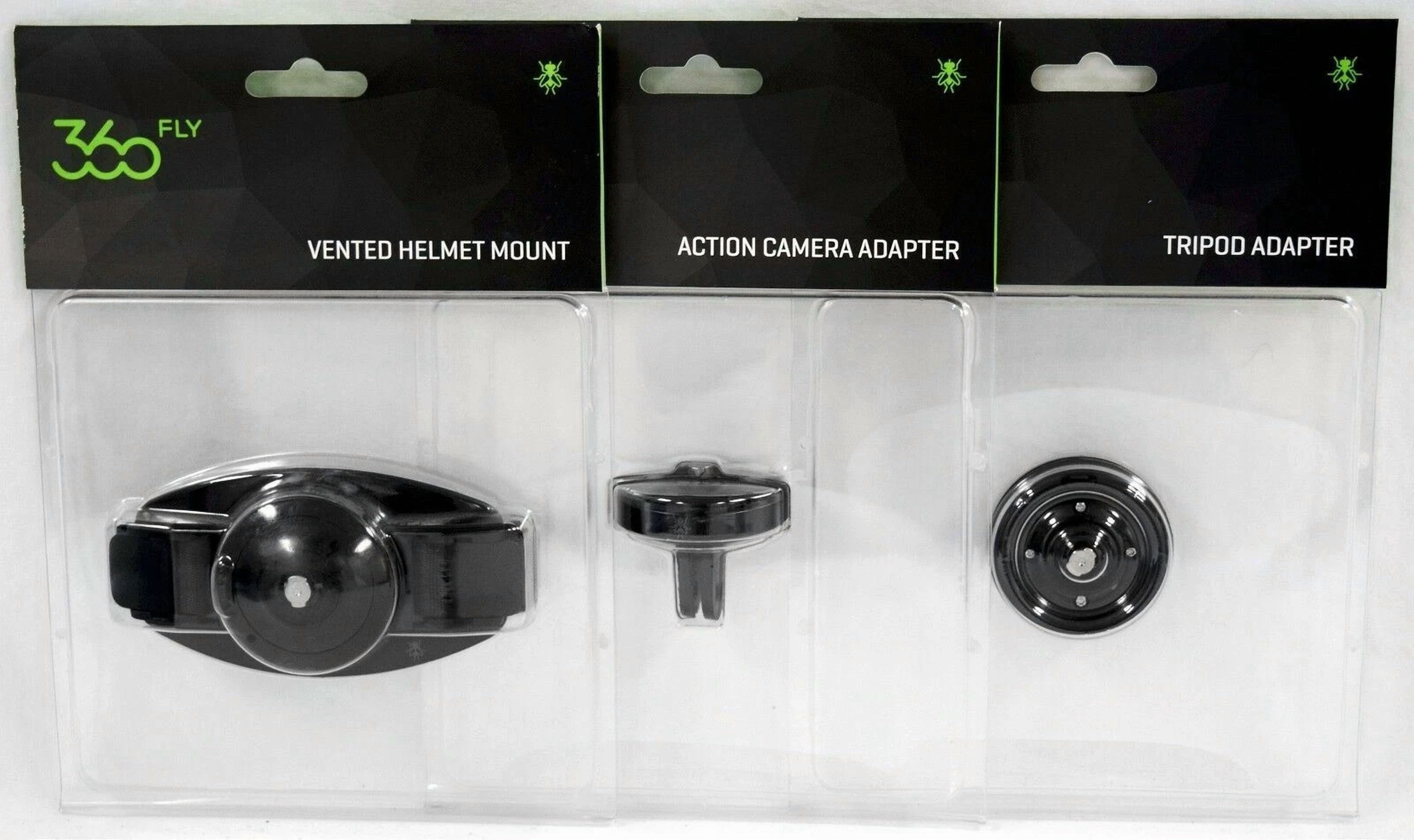 STARLIGHT- 3 New 360Fly Accessory Bundle Hd Action Camera Adapter ...