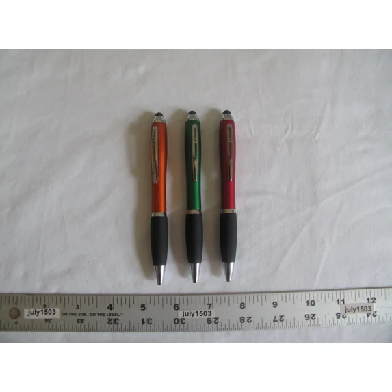 STARLIGHT- (3) New Xtreme Touchscreen Stylus Pens - Red, Green, Orange ...