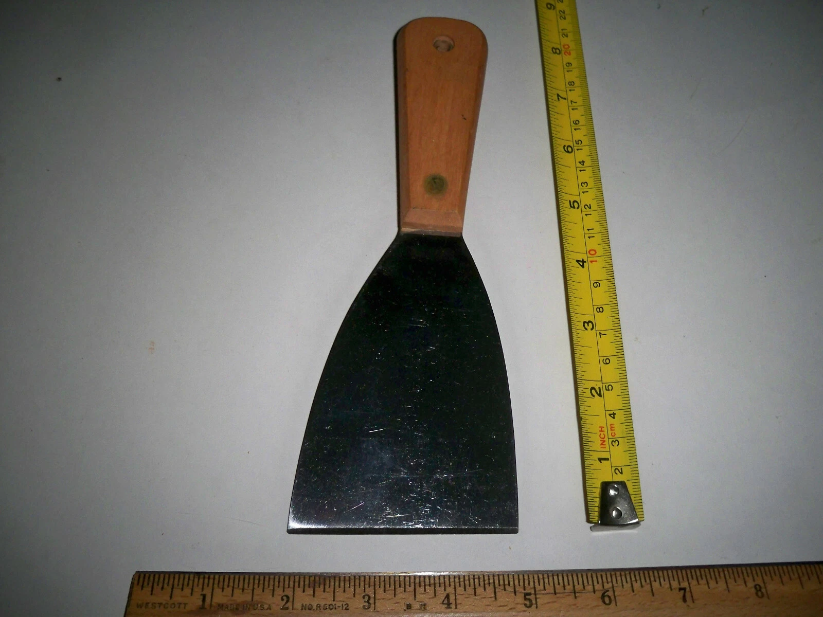 STARLIGHT- 3" Pro Wood Handle Sharp Scraper Knife Putty Knifes Nos ...