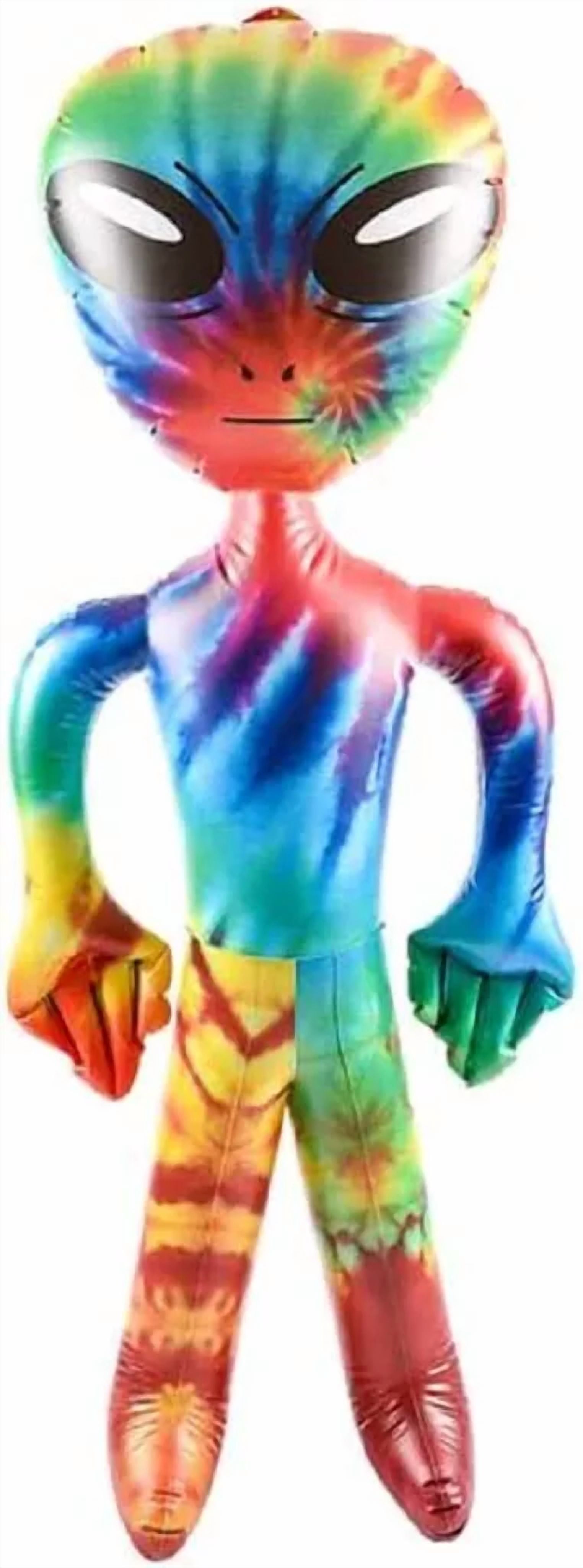 STARLIGHT- 36" Alien Inflate (Vinyl) Galaxy/Rainbow/Tie Dye. Inflatable ...