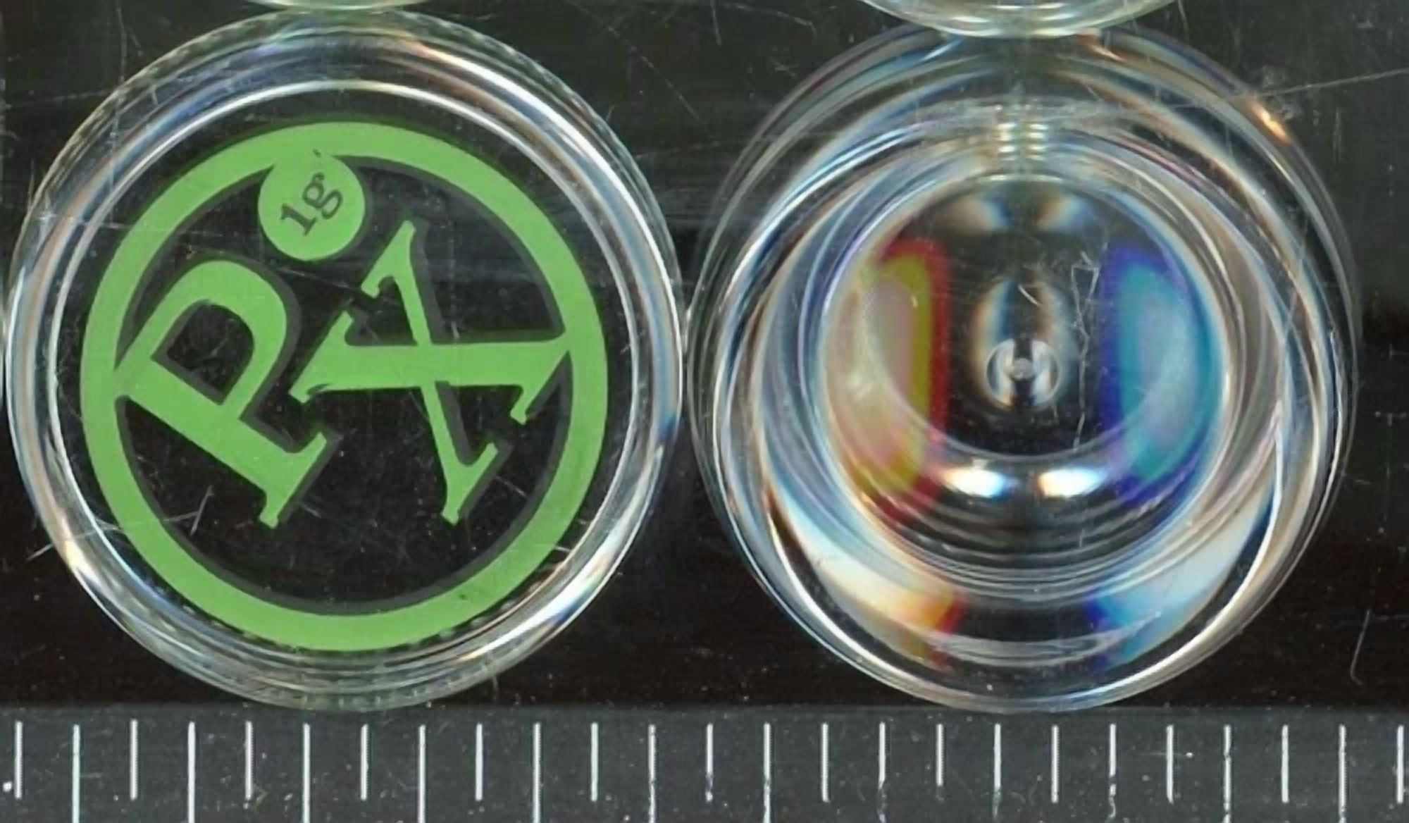 STARLIGHT- 38.1Mm 1 1/2 Inch Round Wide - 3/4" Tall Plastic Containers ...