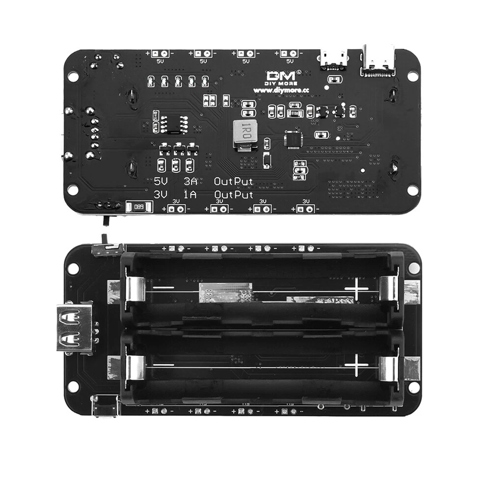 STARLIGHT- 3V/5V 18650 Battery Shield V8 Mobile Power Bank For Arduino ...