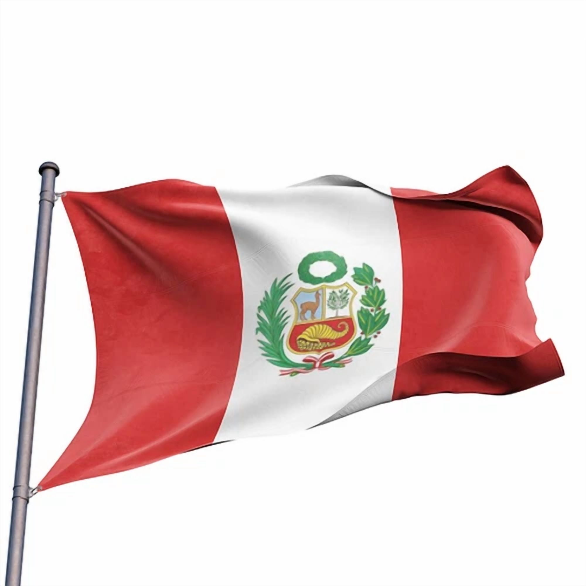 STARLIGHT- 3X5 Peru Flag Country Banner Peruvian National Flags Indoor ...
