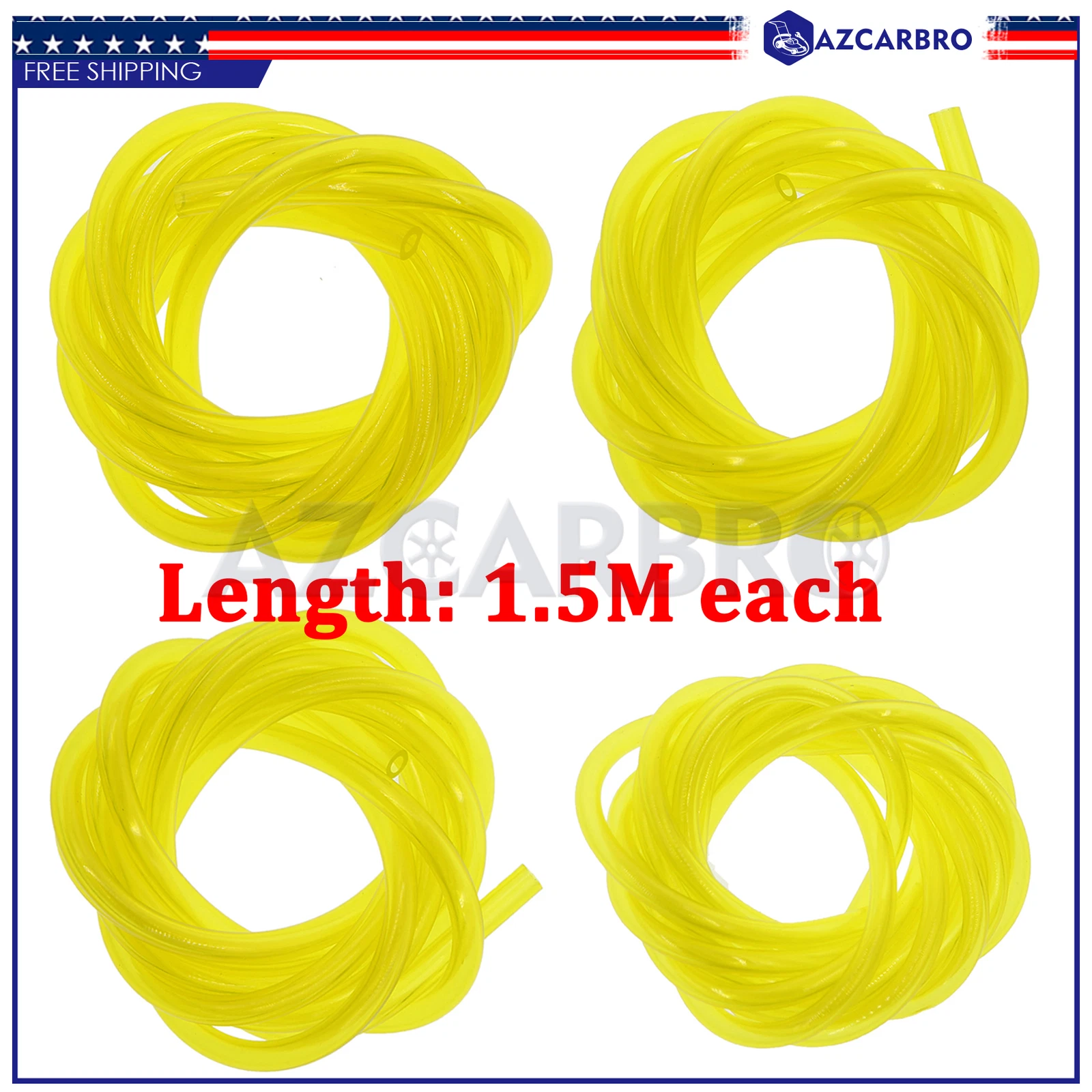 STARLIGHT- 4 Sizes Petrol Fuel Line Hose Gas Pipe Tubing For Trimmer ...