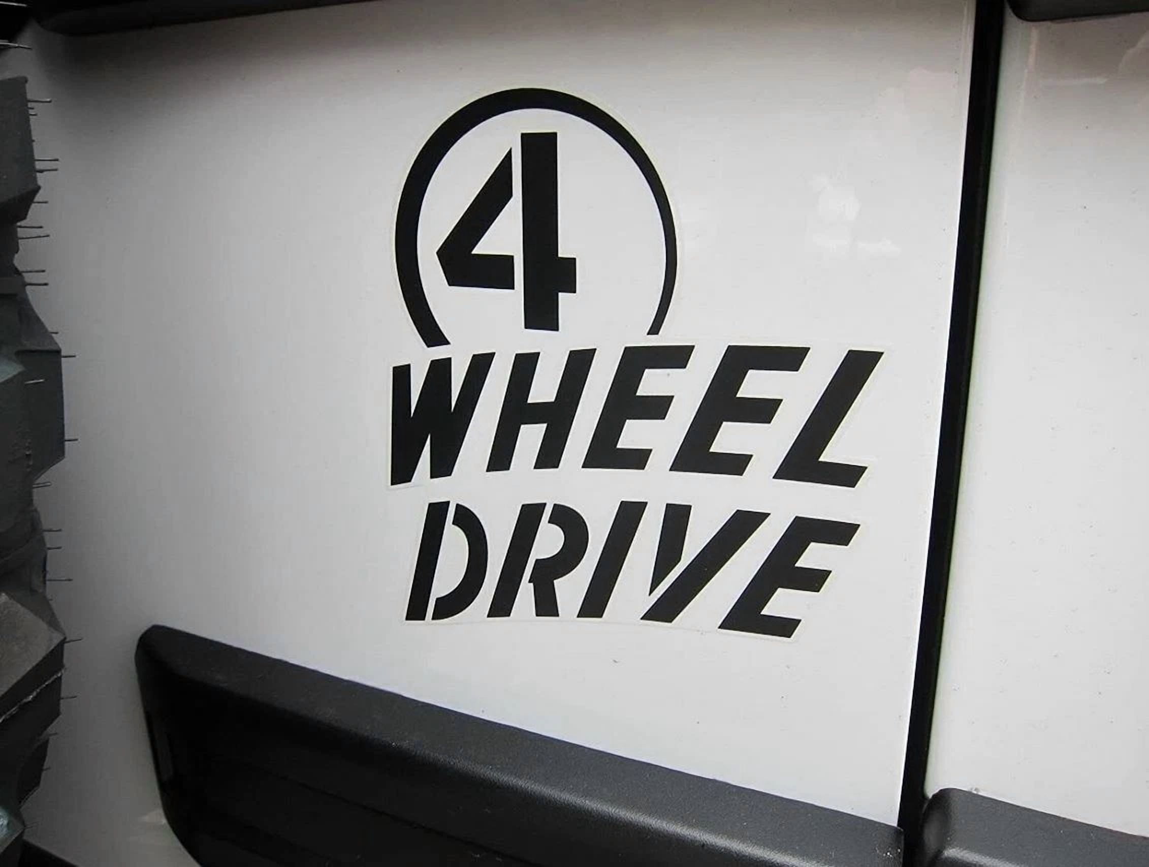 STARLIGHT- 4 Wheel Drive Decal For Fits Hood Tailgate Sticker 4X4 ...