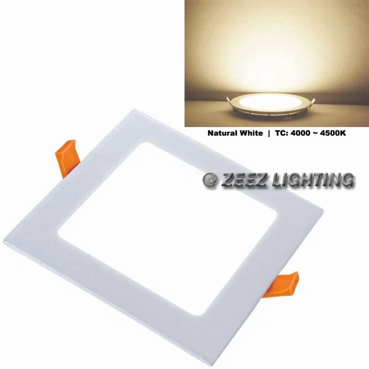 STARLIGHT- 4W 3.75-Inch Square Natural White Led Recessed Ceiling Can ...