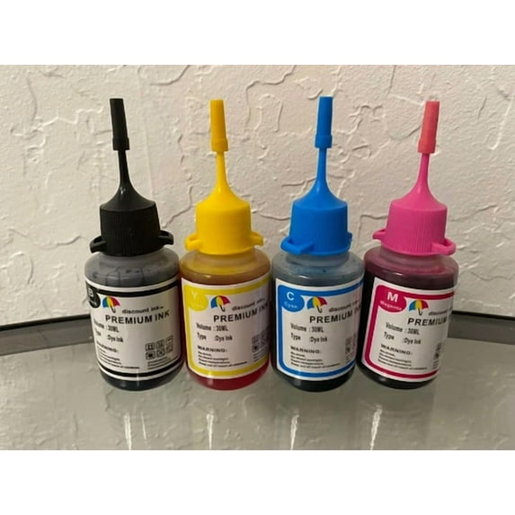 STARLIGHT- 4X30Ml Refill Ink For Epson 126 T126 Nx330 Nx430 Wf435 545 ...