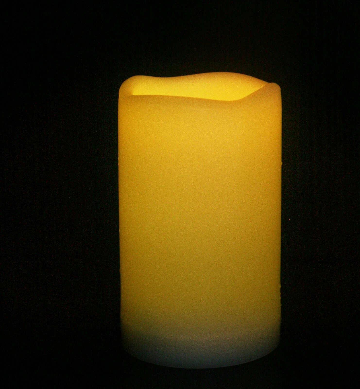 STARLIGHT- 5" Outdoor Flameless Led Pillar Candle With Timer Battery ...