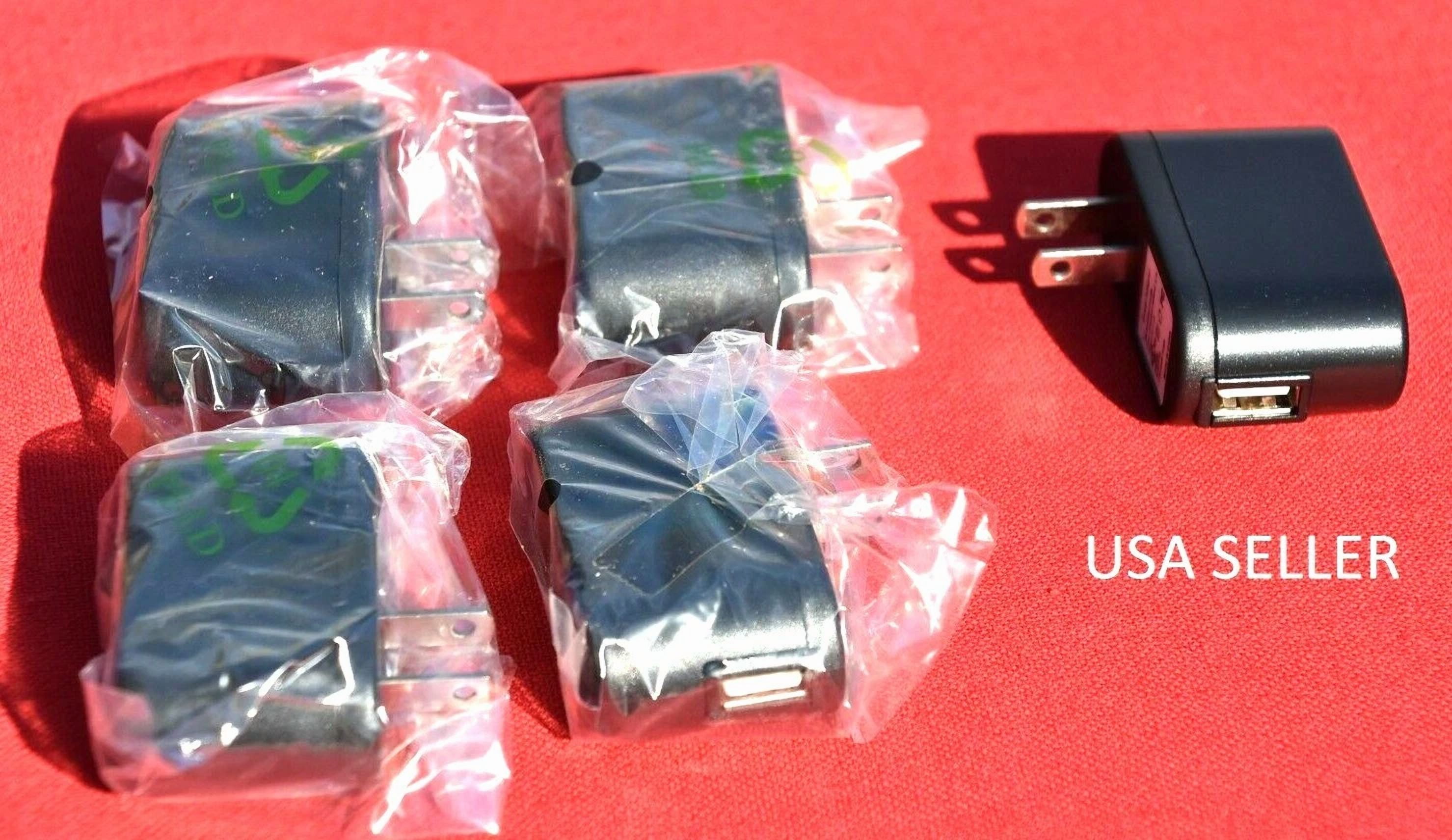 STARLIGHT- 5-Pack 5V 1A 1000Ma Wall Ac Usb Adapter Cell Phone Charger ...