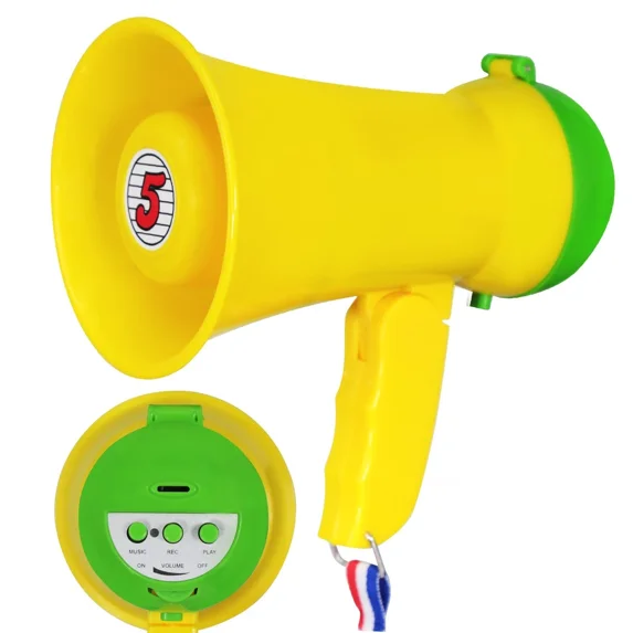 STARLIGHT- 5Core Megaphone Bullhorn Speaker 15W Battery Power Bull Horn ...