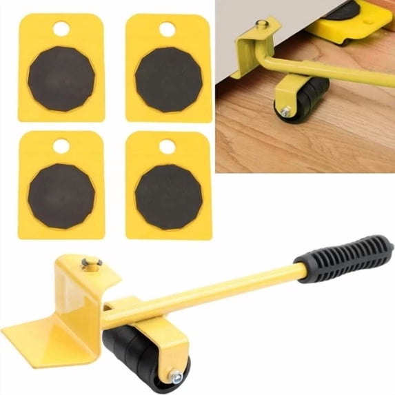 STARLIGHT- 5Pcs Heavy Furniture Lifter Lifting Easy Moving Slider Mover ...