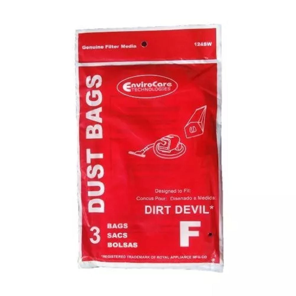 STARLIGHT- 6 Royal Dirt Devil Canister Type F Allergy Vacuum Bags, Can ...