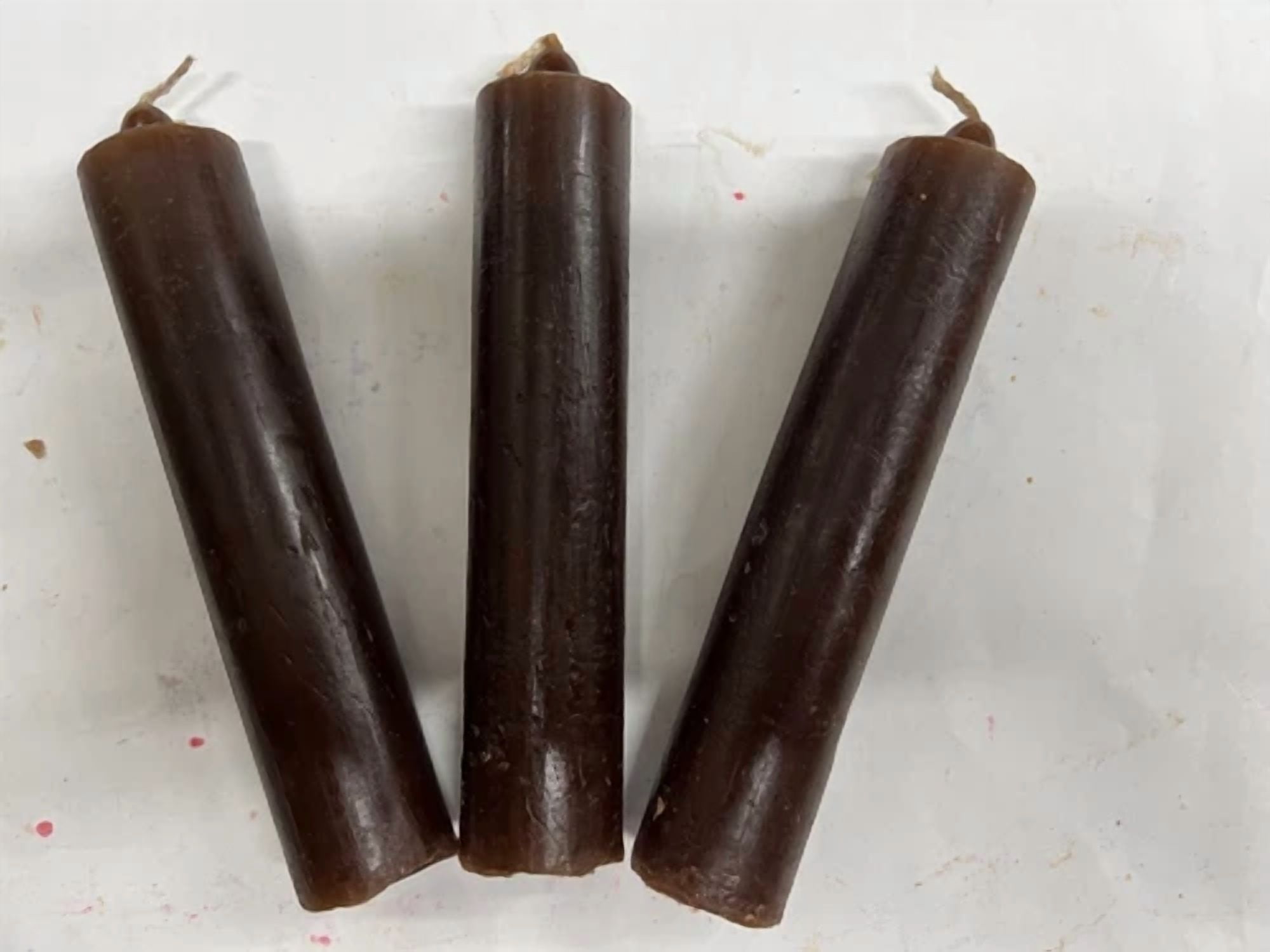 STARLIGHT- Altar Candles 1 Color 1 1/8"D X 5 1/2" T In Brown Set Of 3 W ...