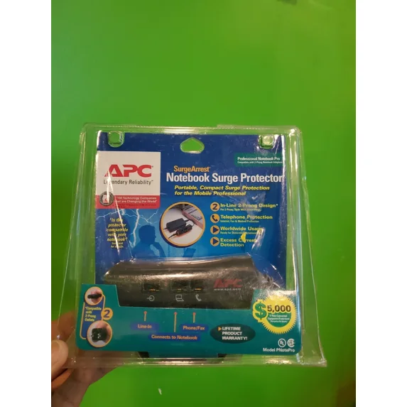 STARLIGHT- Apc Pnote Pro Surge Protector Notebook 2 Prong Adapter ...