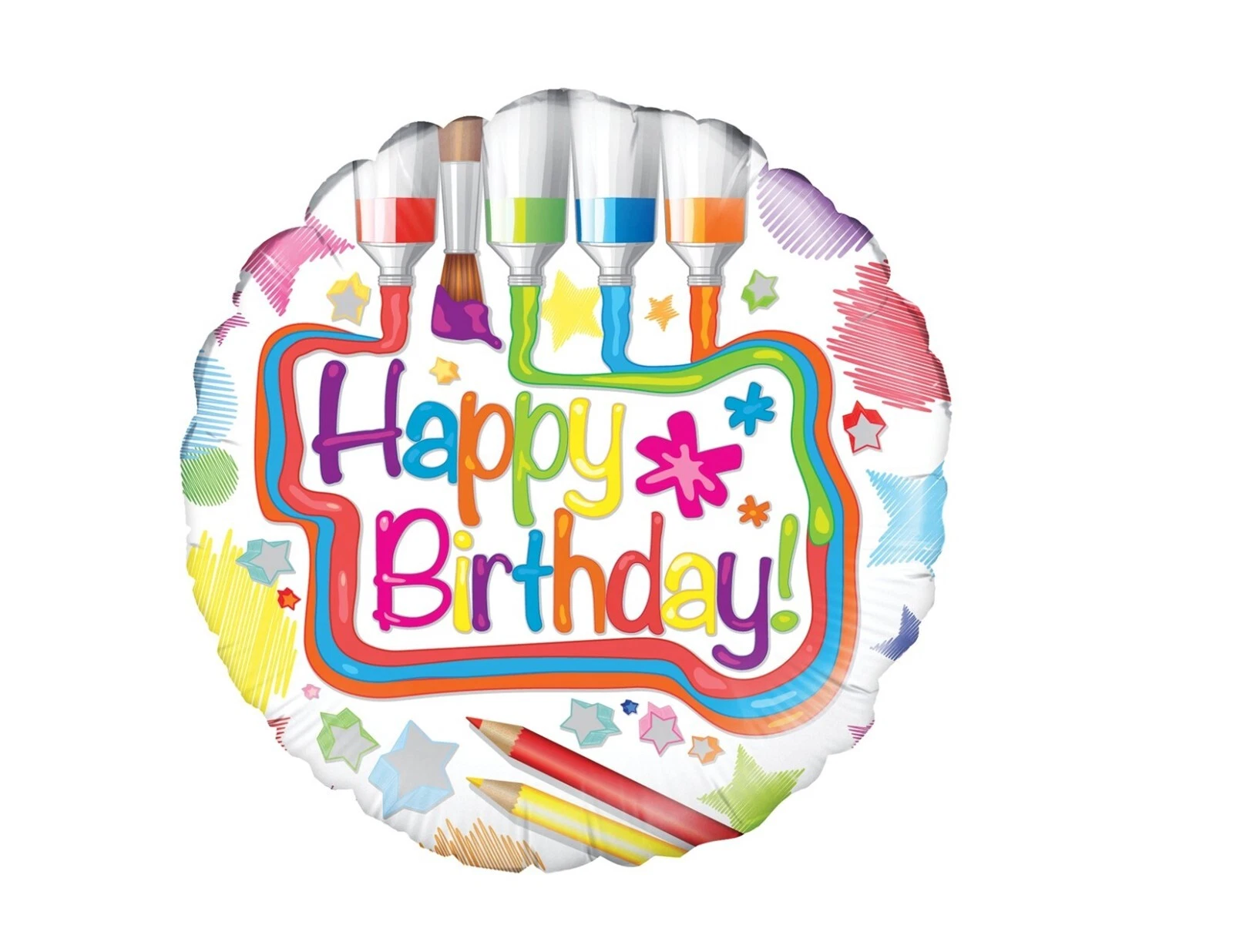 STARLIGHT- Art 18'' Balloon Birthday Party Decorations Paint Coloring ...