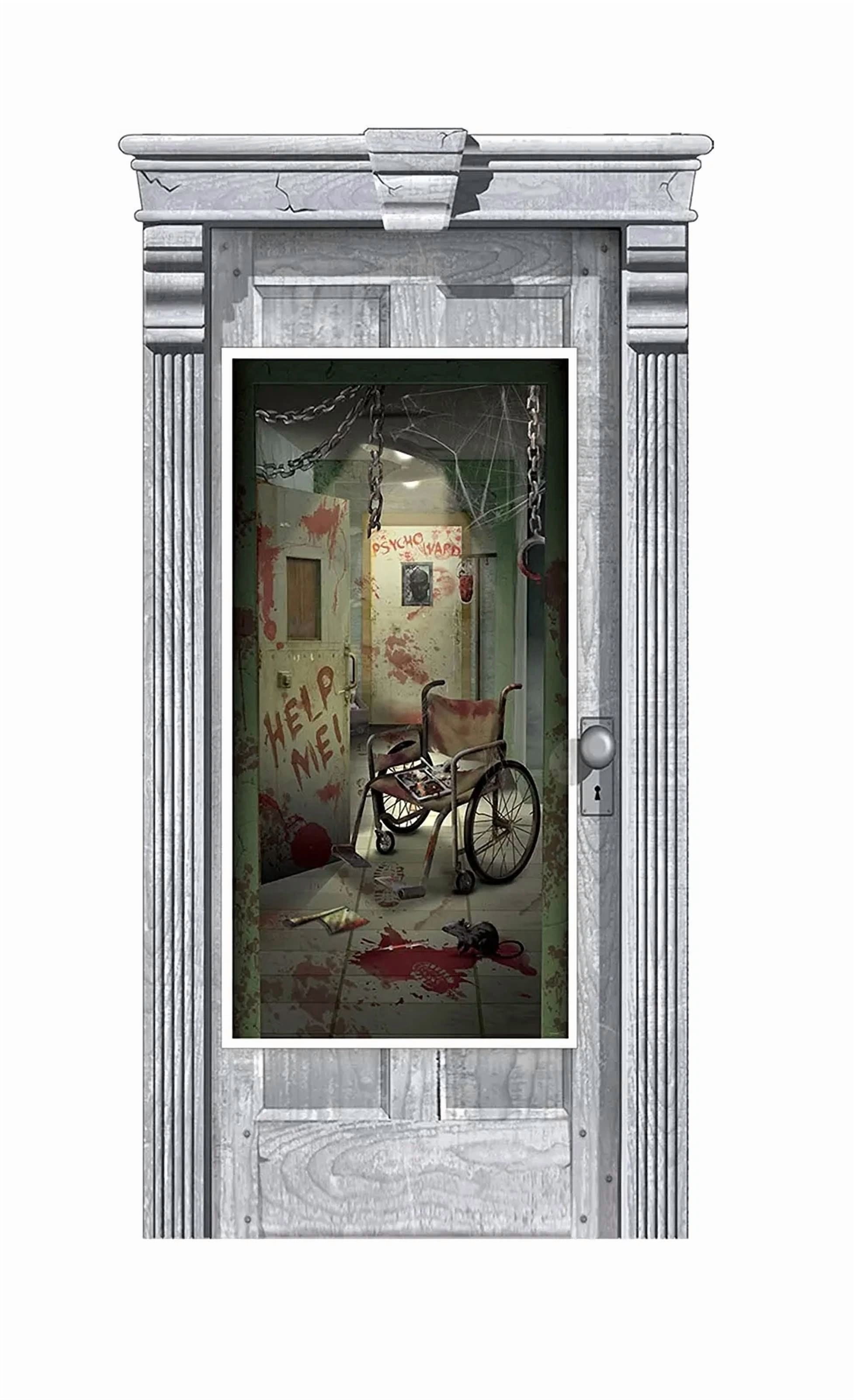 STARLIGHT- Asylum Door Cover - Halloween Decoration - Walmart.com