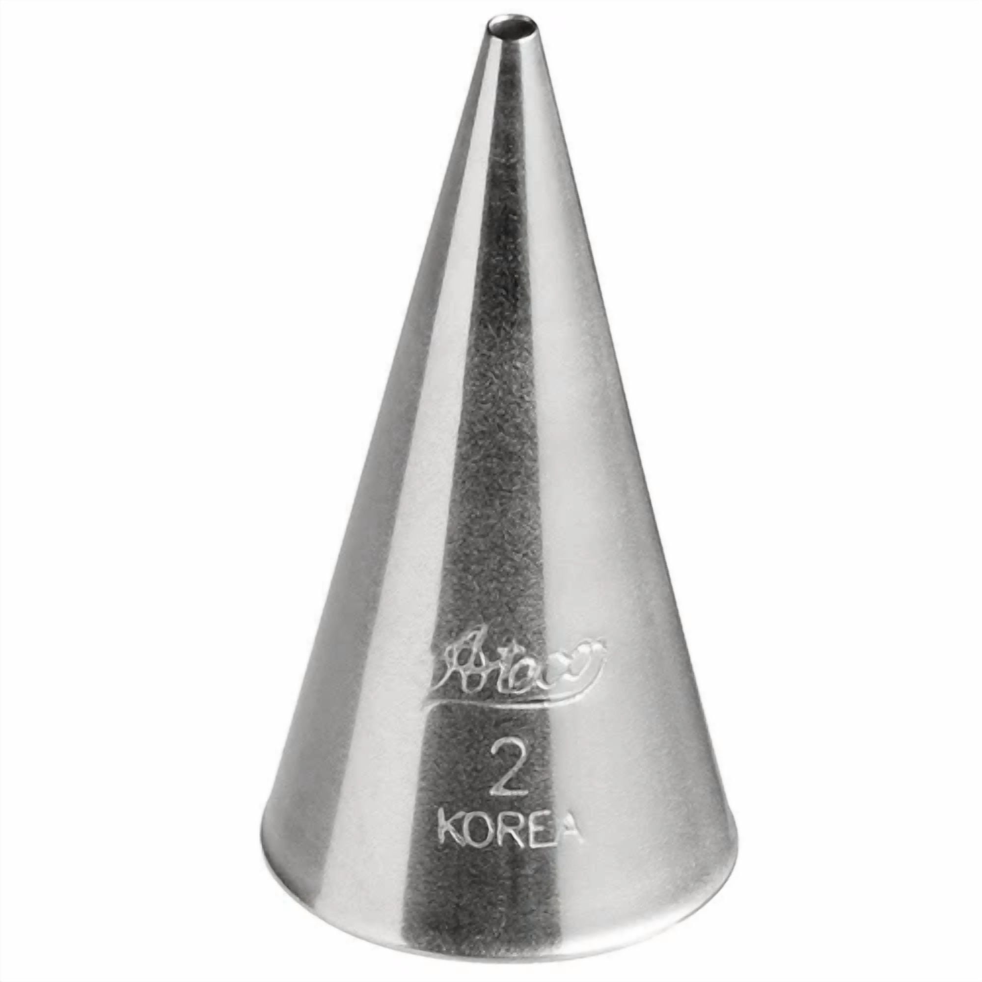 STARLIGHT- Ateco 02 Piping Cake Decorating Tubes, Plain Tips For Pastry ...