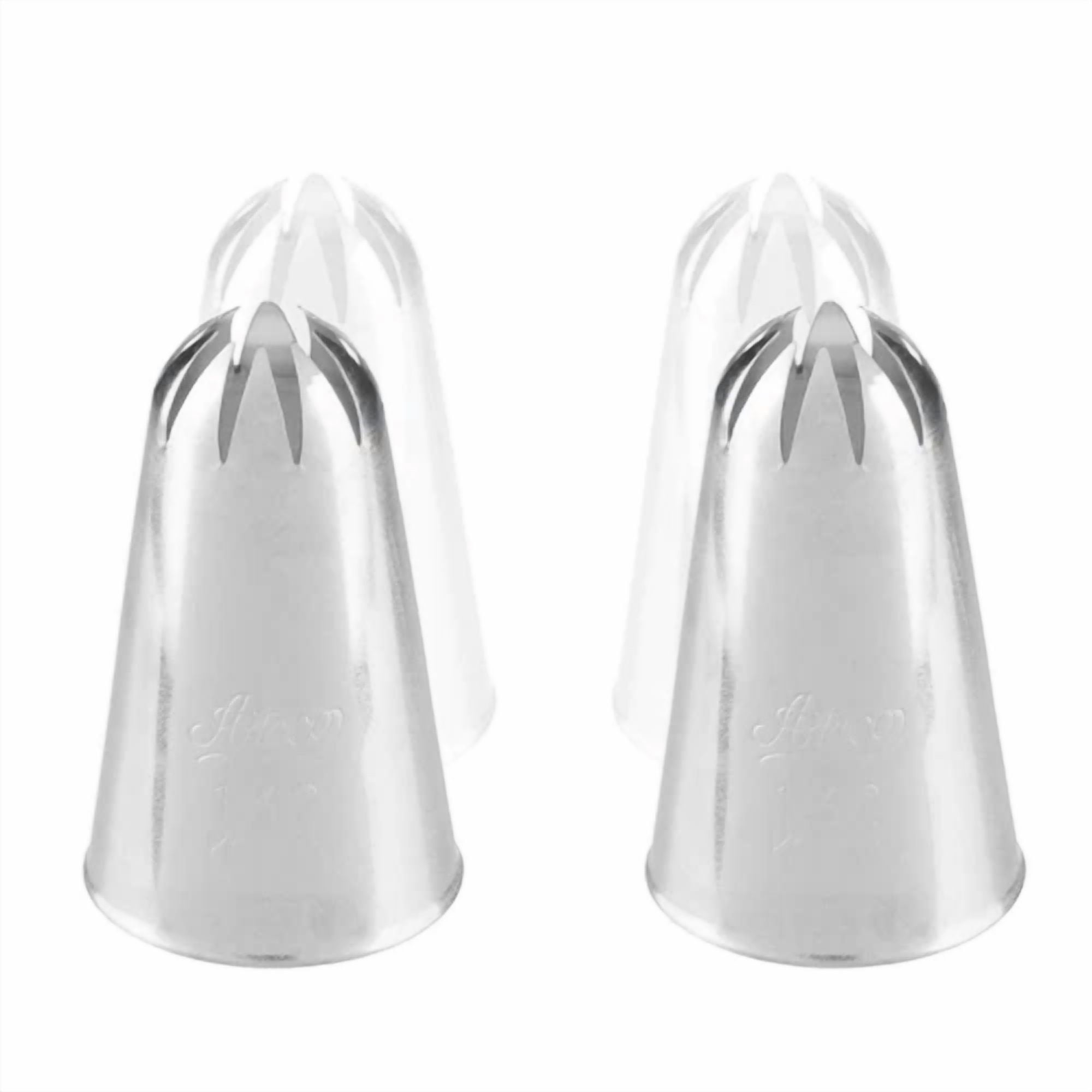 STARLIGHT- Ateco 132 Closed Star Cake Decorating Tubes For Bakeware (2 ...