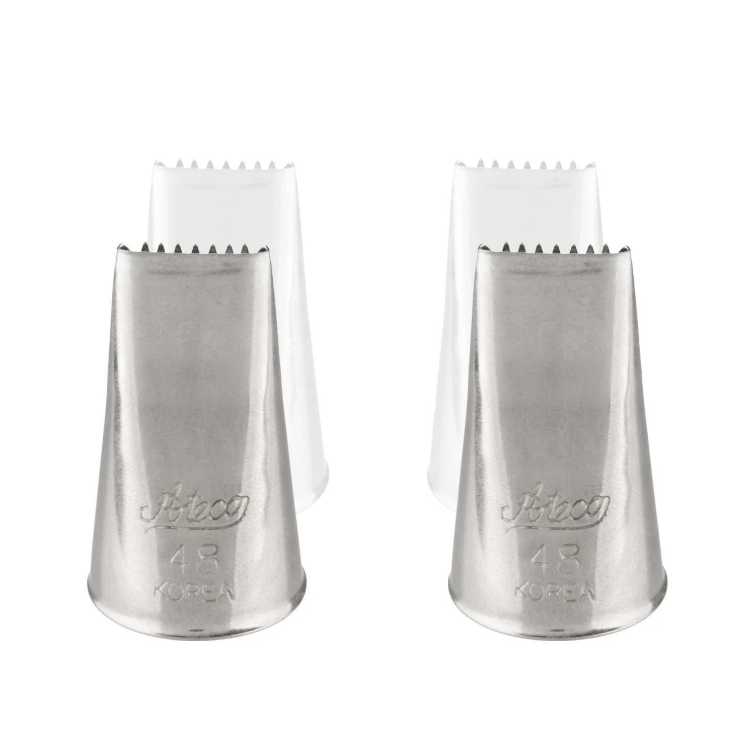 STARLIGHT- Ateco 48 Basketweave Piping Cake Decorating Tubes, Plain ...