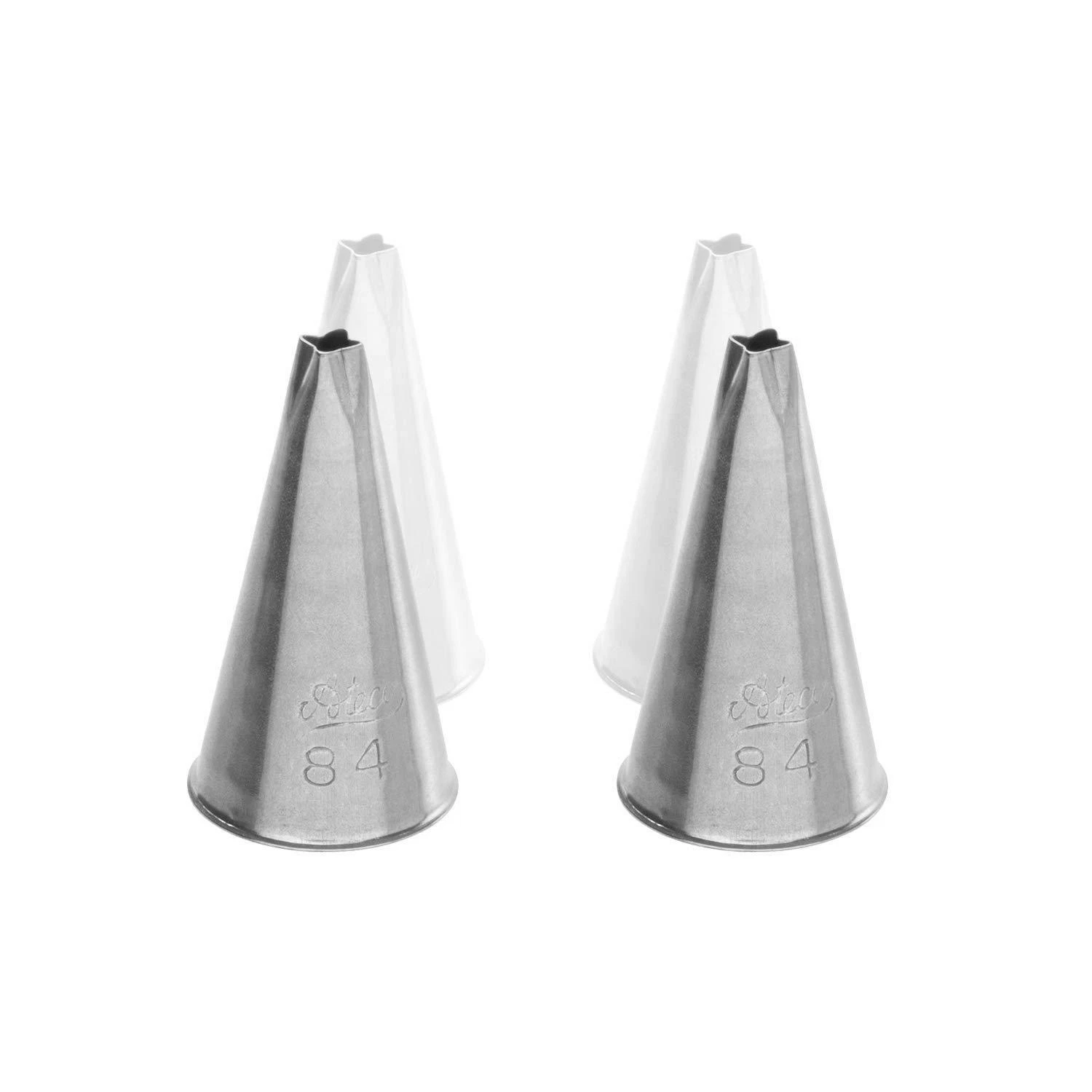 STARLIGHT- Ateco 84 Square Piping Cake Decorating Tubes, Plain Tips For ...