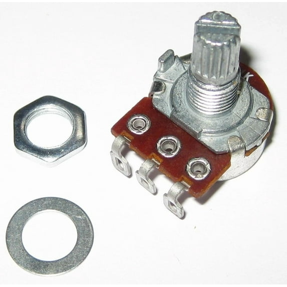 STARLIGHT- Audio (A) Taper 1K Ohm Potentiometer - 6Mm (1/4") Shaft - 1/ ...