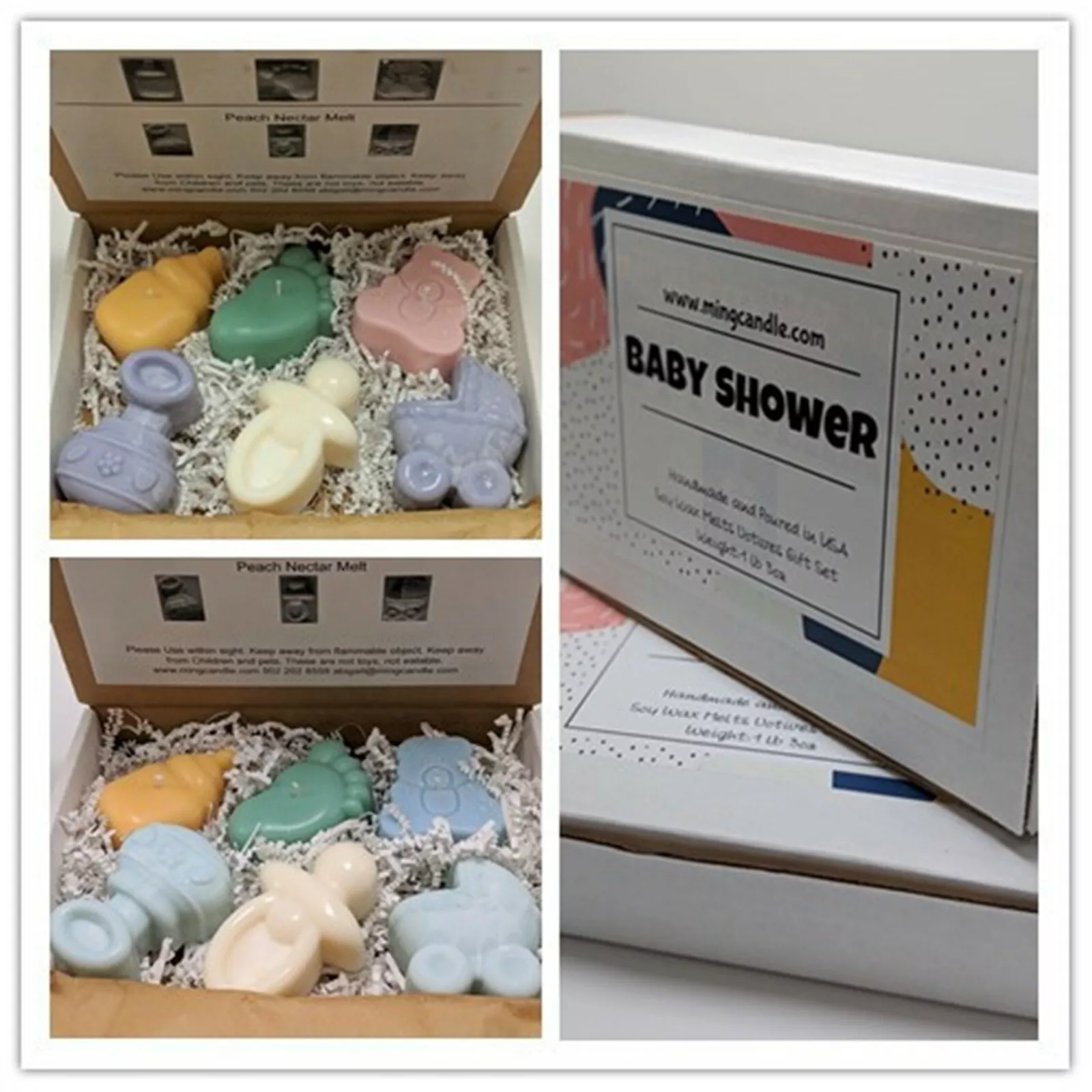 STARLIGHT- Baby Shower Favor Twins Its A Boy It Is A Girl Votives And ...