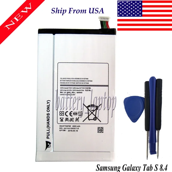 STARLIGHT- Battery Eb-Bt705Fbe Samsung Galaxy Tab S 8.4 Wifi Klimt Sc ...