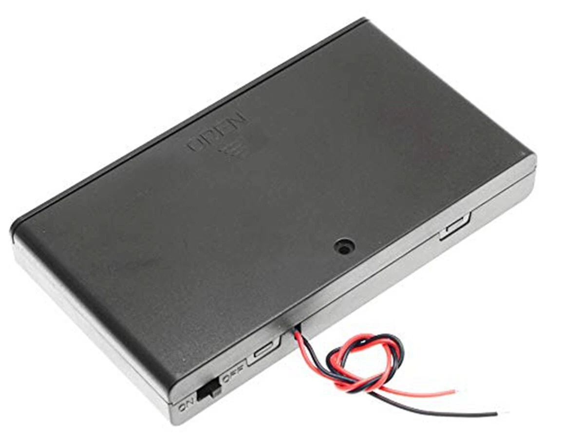 STARLIGHT- Battery Holder Storage 8X Aa 12V Dc Power Supply Portable ...