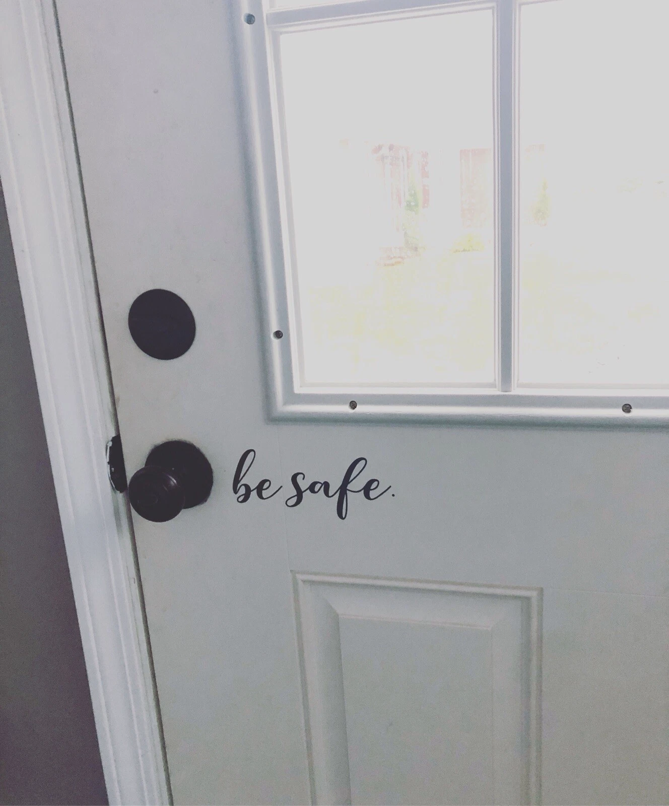 STARLIGHT- Be Safe Door Decal - Walmart.com