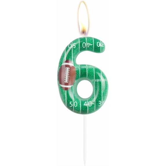 STARLIGHT- Birthday Candle Sports-Themed Party Decorations, America ...