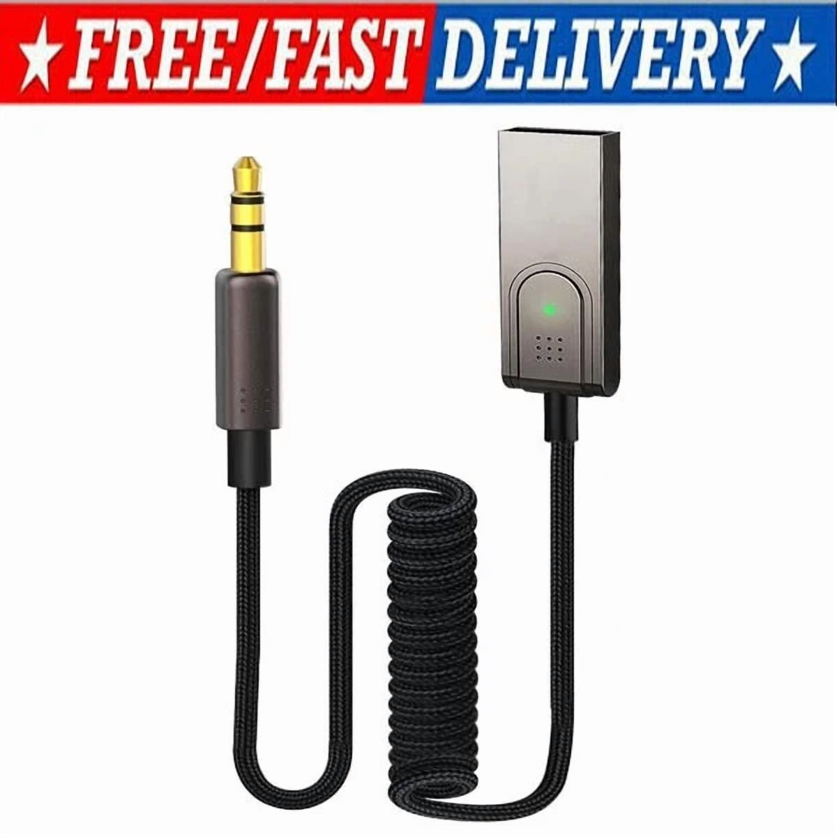 STARLIGHT- Bluetooth 5.3 To Aux Adapter For Car, Usb To Trs 3.5Mm ...