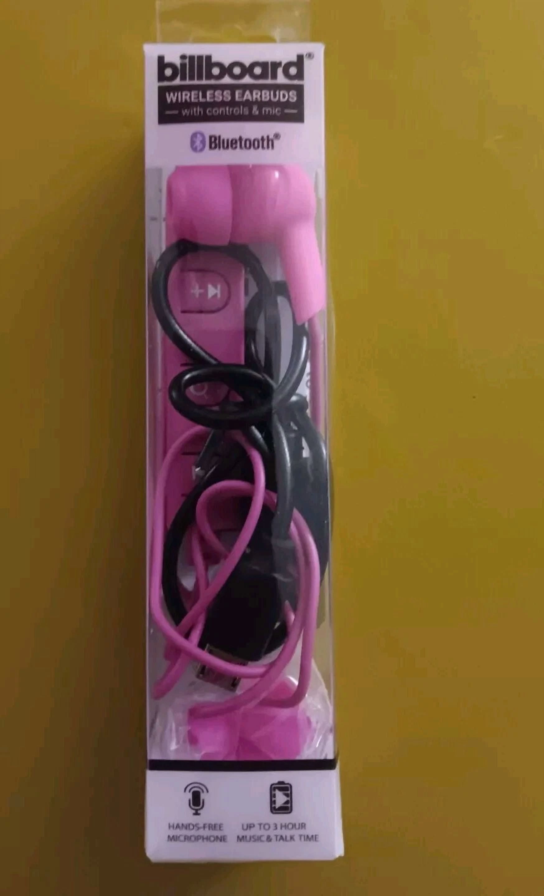 STARLIGHT- Brand New Pink Billboard Wireless Earbuds With Controls, Mic ...