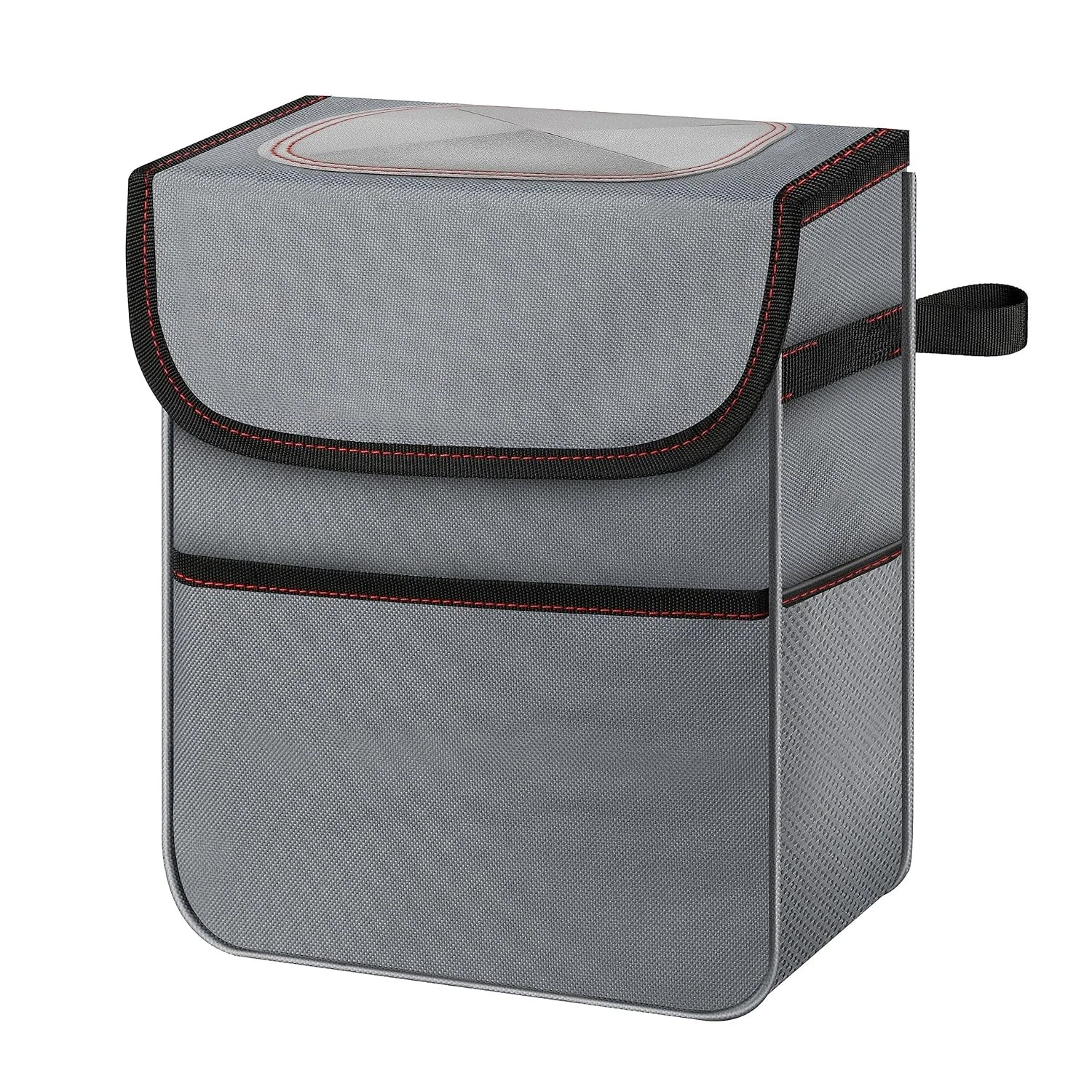 STARLIGHT- Car Trash Can With And Storage Pockets, Bin With Adjustable ...