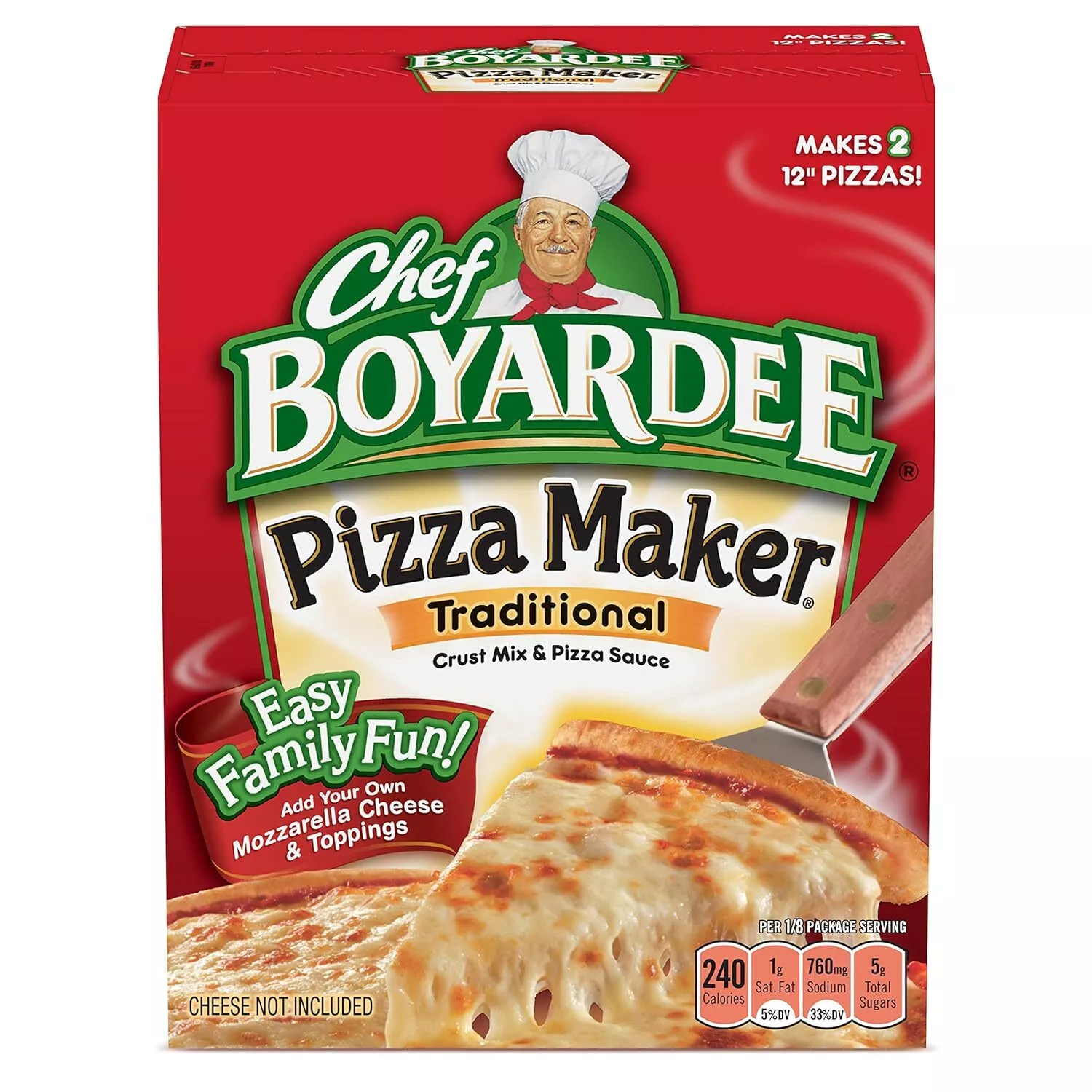 STARLIGHT- Chef Boyardee Cheese Pizza Maker, 31.85 Oz - Walmart.com