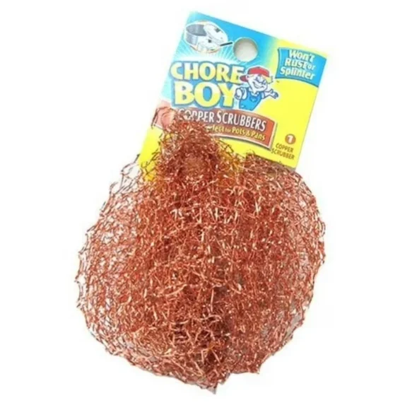 STARLIGHT- Chore Boy Copper Scrubber 100% Pure Copper Scrubbers New ...