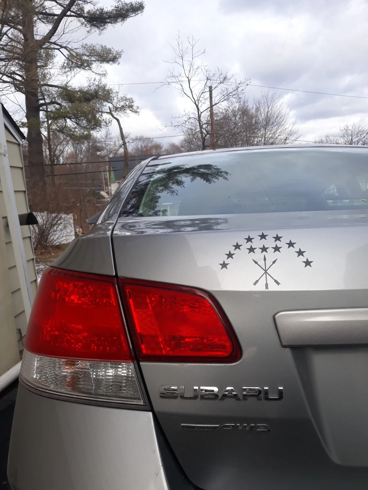STARLIGHT- Circassian (Adigha) Black Flag Bumper/Window Sticker (6" X 4 ...